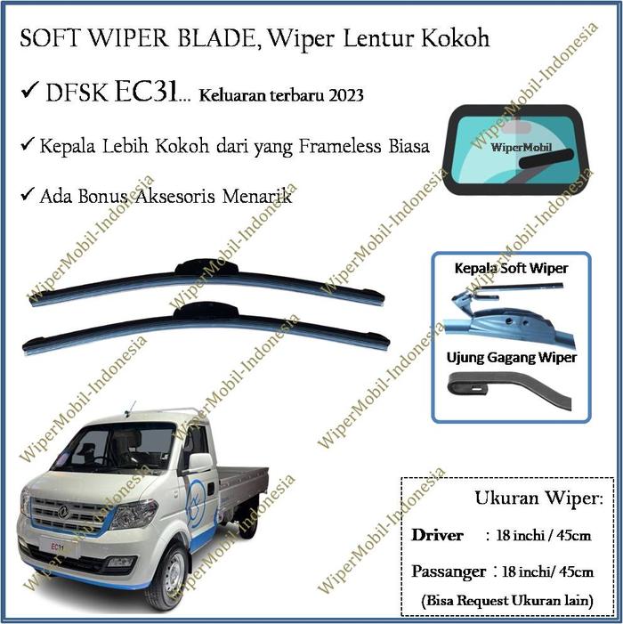 Jual Soft Wiper Lentur DFSK EC31 tahun 2023 2024 2025 - Kab. Klaten ...