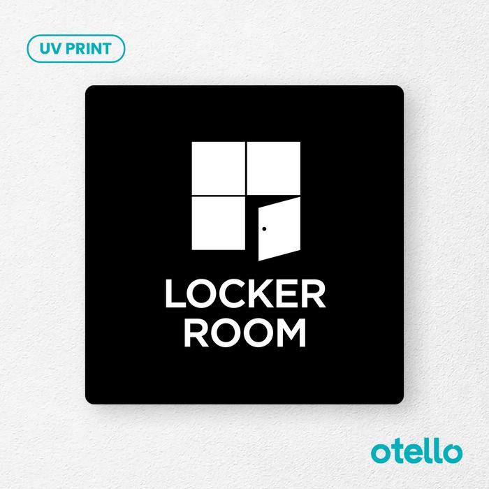 Jual Locker Room Signage Board Akrilik Tempel Dinding Papan Acrylic ...