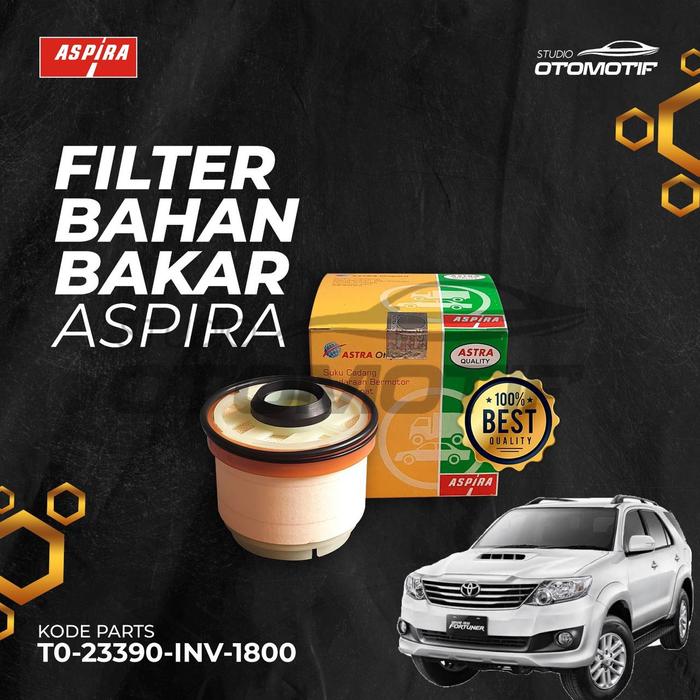 Jual ASPIRA FILTER SOLAR FORTUNER GEN1 2KD 2007-2015 TO-23390-INV ...