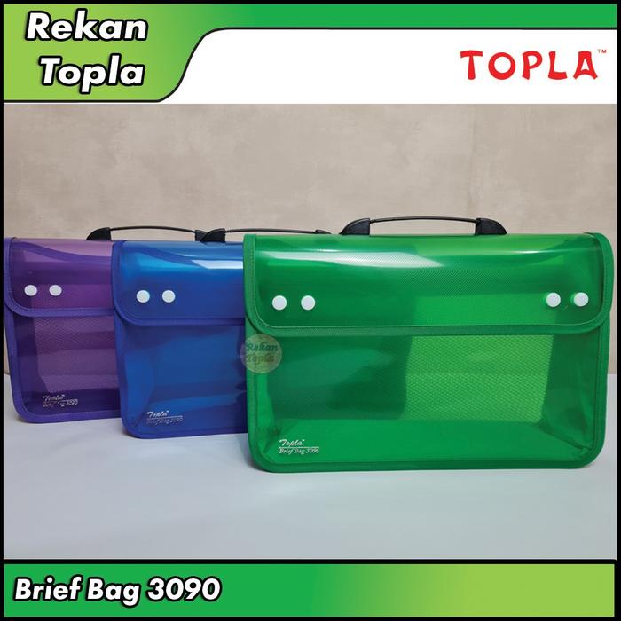 Jual Map Plastik Bag Kancing / Tas dokumen Sekolah / Tas Kancing ...
