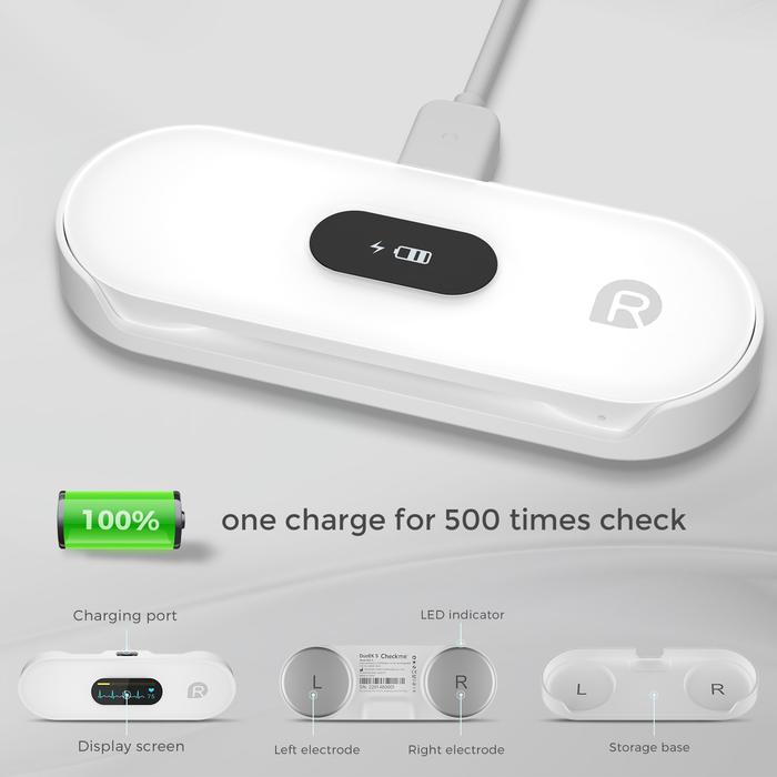 Jual Holter ECG Monitor OLED Bluetooth EKG Cardiaco Heart Monitoring ...