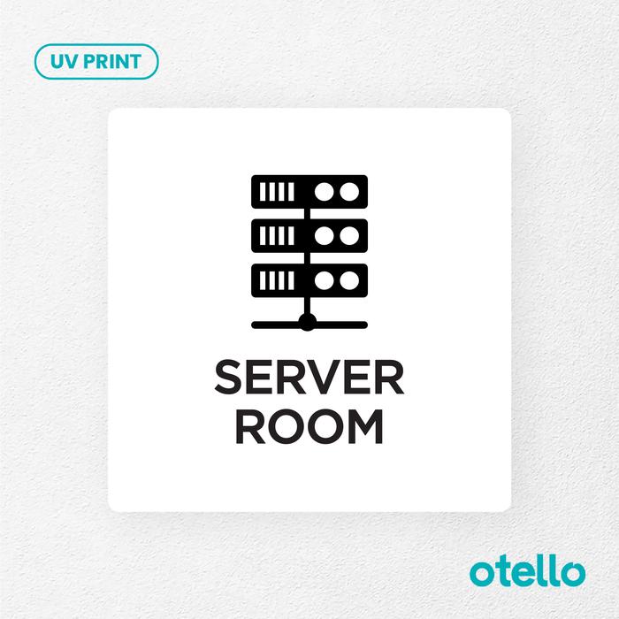 Jual Server Room Signage Board Akrilik Tempel Dinding Papan Acrylic ...