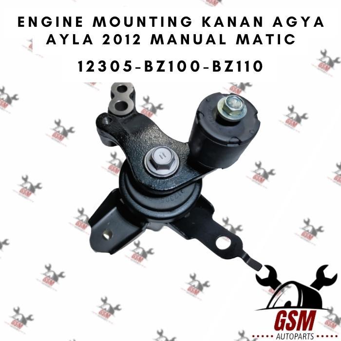 Jual Engine Mounting Kanan Agya Ayla 2012 Manual Matic (12305-BZ100 ...