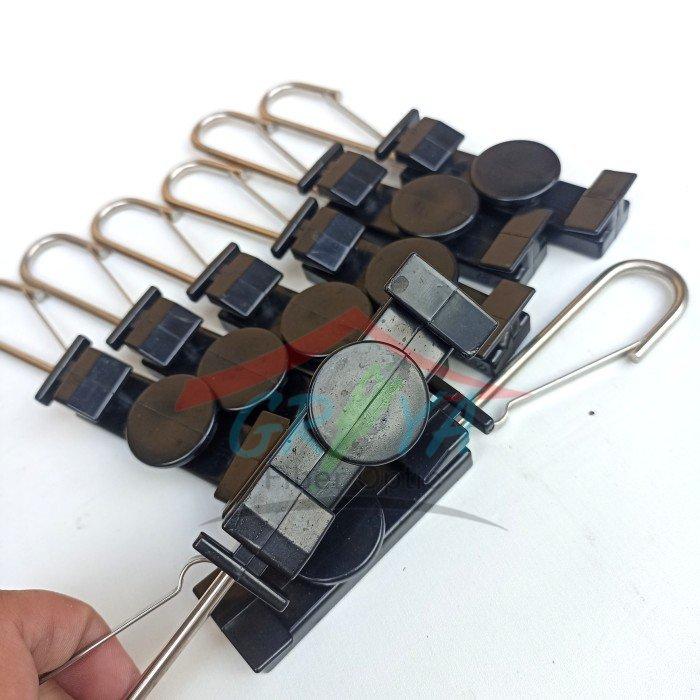 Promo S Clamp Aksesoris Fiber Optik Sclamp Pengait Kabel Dropcore FTTH ...