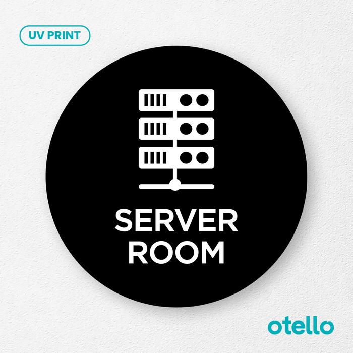 Jual Server Room Signage Board Akrilik Tempel Dinding Papan Acrylic ...