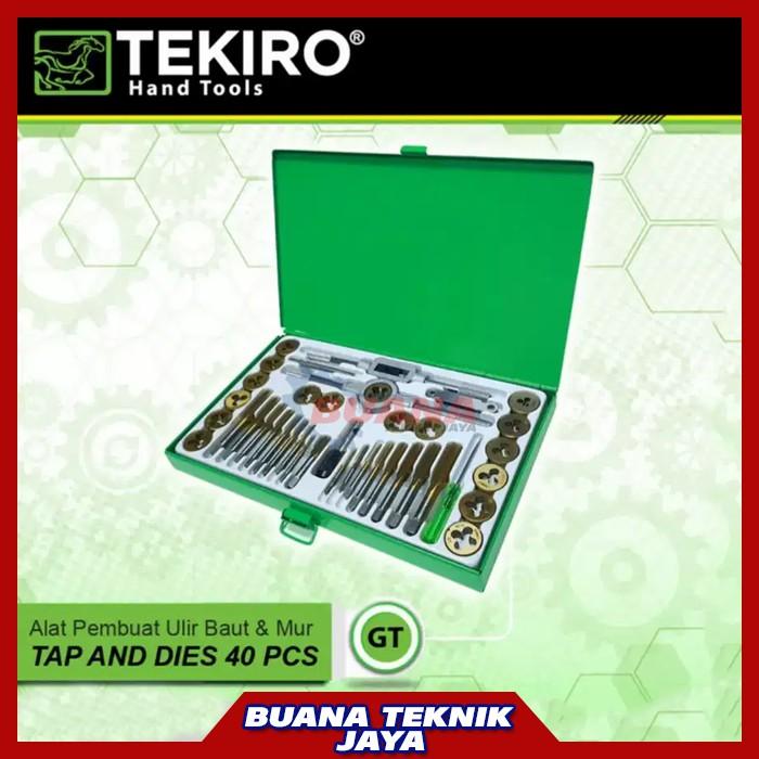 Jual .Tekiro Tap And Dies Set 40 Pcs - Alat Snai Dan Tap Ulir Baut ...