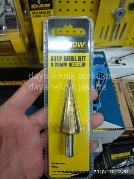 Jual step krisbow 4-20mm - mata bor multi step pagoda krisbow - step ...