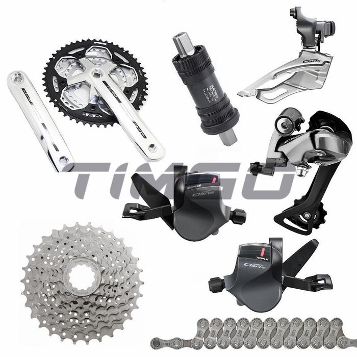 Jual Set Tuas Shifter derailleur Depan Belakang Sepeda Shimano Claris ...
