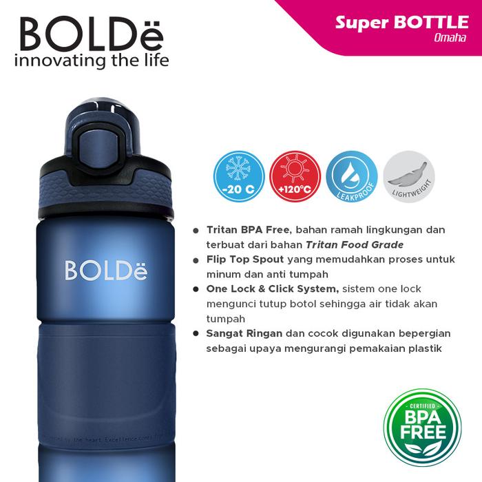 Jual Botol Minum Tumbler Bolde Super Bottle Omaha 750 Ml Di Seller Shin ...