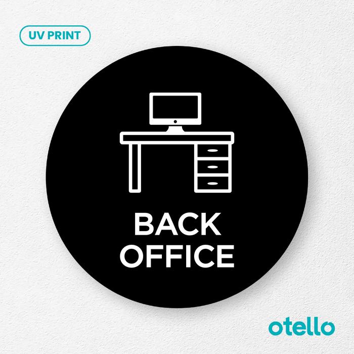 Jual Back Office Signage Board Akrilik Tempel Dinding Papan Acrylic ...
