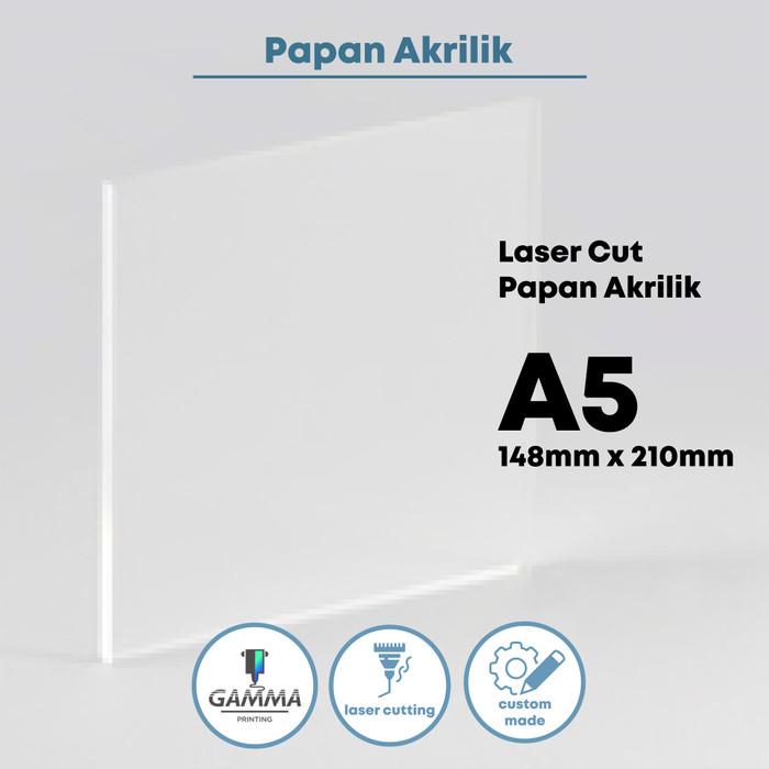 Jual Akrilik A5 15x21cm 2mm Marga Cipta Lembaran / Potongan / Laser ...