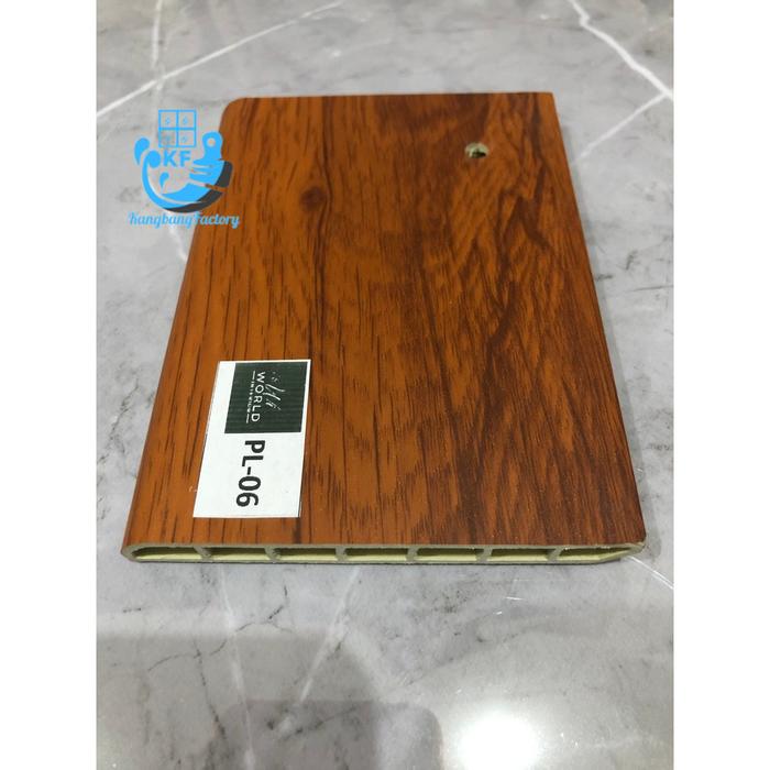 Jual PLINT LANTAI WPC 10CM / LIS LANTAI WPC PANJANG 2,4M per batang ...