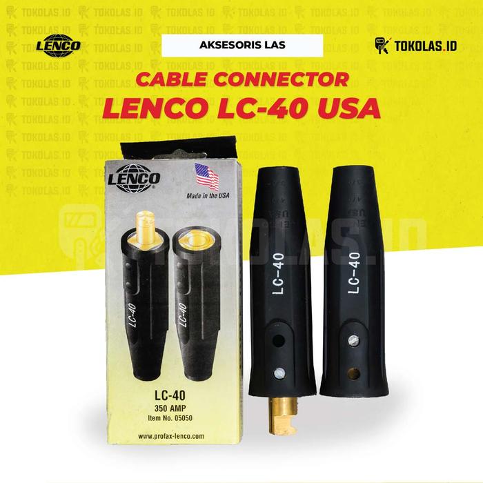 Jual Kabel Konektor Las 50-70 mm Lenco LC 40 LC-40 USA LC40 Male Female ...