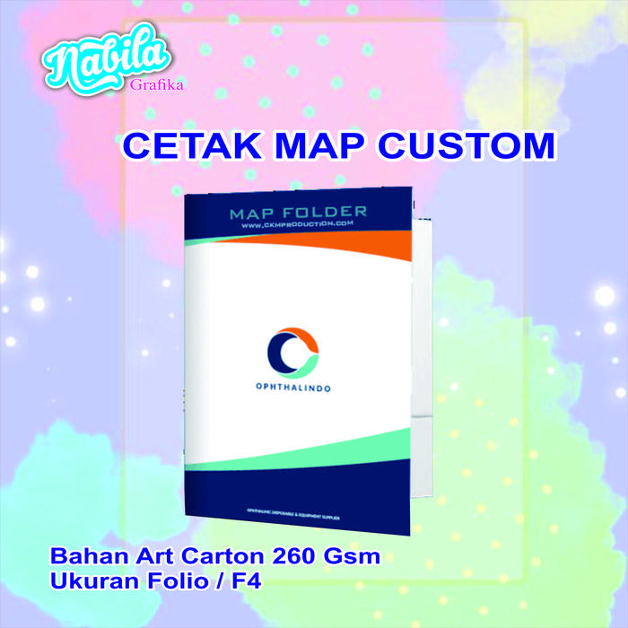 Jual PROMO Cetak MAP Custom / Map Kantung / Map Perusahaan - Jakarta ...