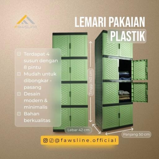 Jual Lemari Plastik 4 Susun lemari Baju lemari Jumbo lemari Pakaian Plastik - Jakarta Timur - PT ...