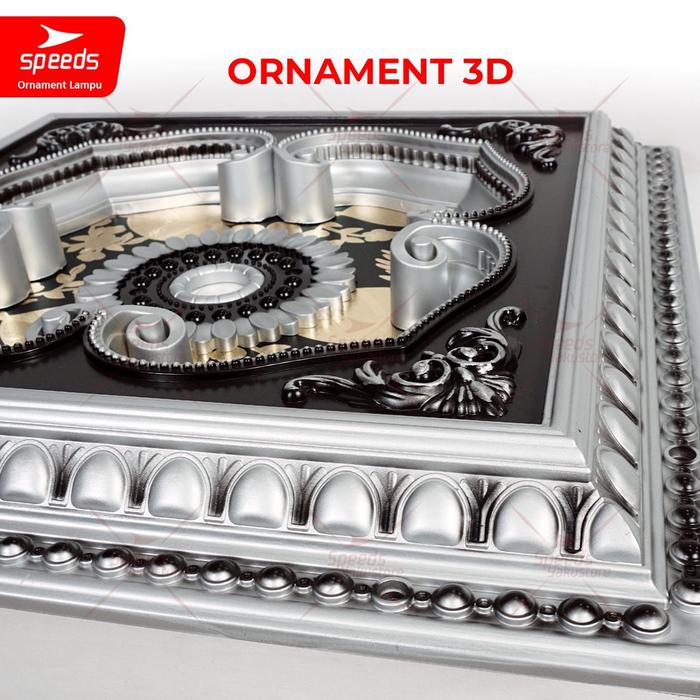 Jual SPEEDS Hiasan Lampu Plafon Ornamen PVC Lampu Hias Ruangan Atap ...