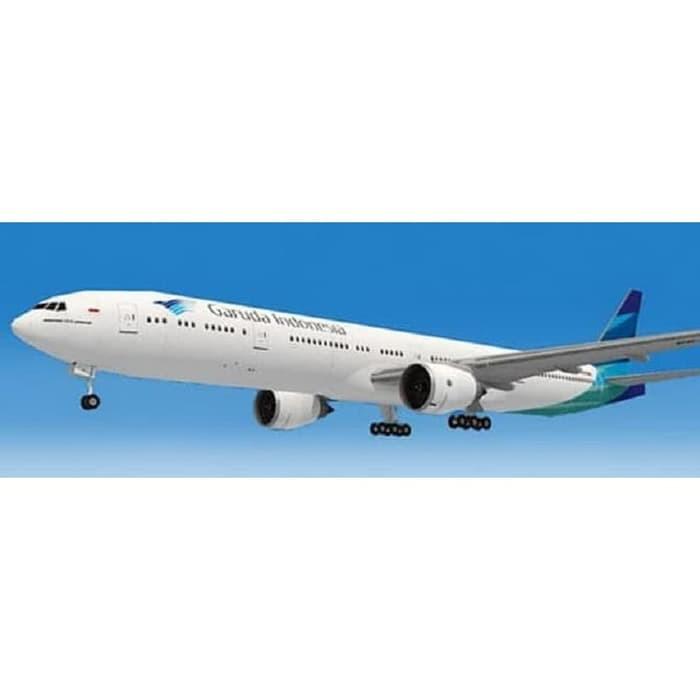 Jual DIY Miniatur Papercraft Pesawat Boeing 777-300ER Garuda - Jakarta ...