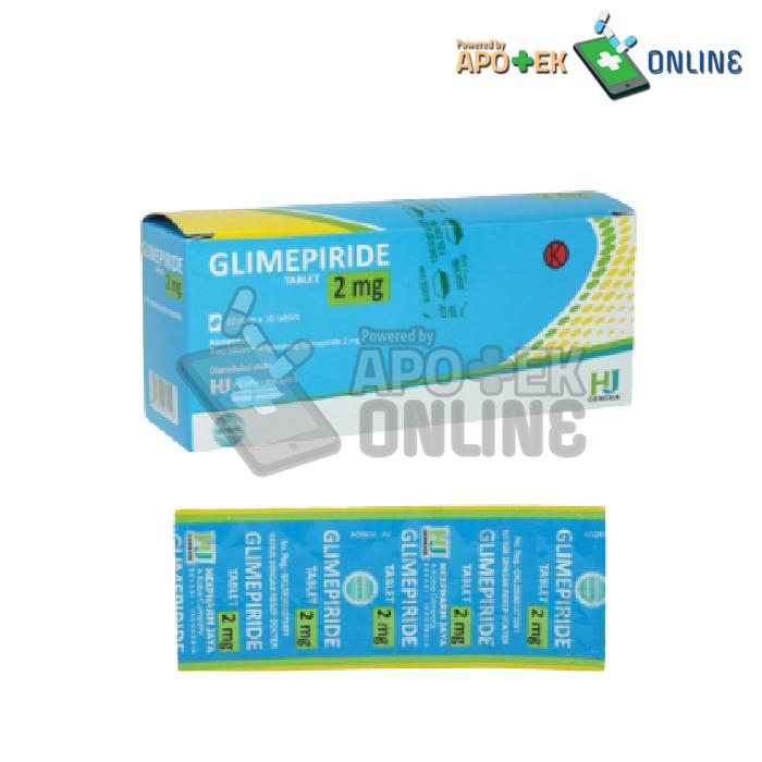 Jual GLIMEPIRIDE 2MG 1 STRIP 10 TABLET - Kab. Kebumen - Apotek Keluarga ...