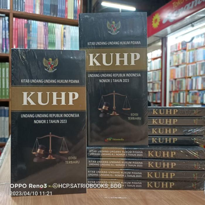 Jual KITAB UNDANG UNDANG HUKUM PIDANA KUHP 2023. BUKU KUHP 2023. EDISI - Jakarta Selatan - risam ...