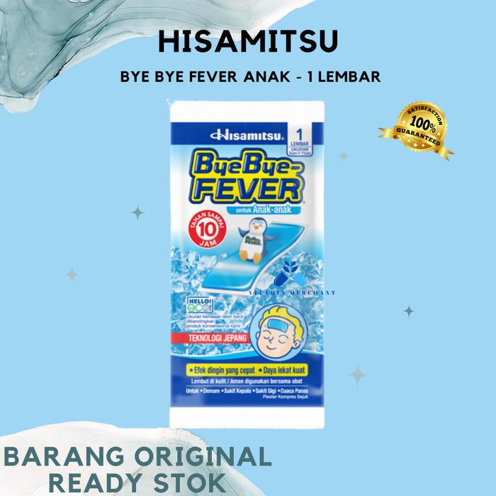 Jual HISAMITSU - Bye Bye Fever Plester Kompres Demam ANAK - 1 Lembar ...