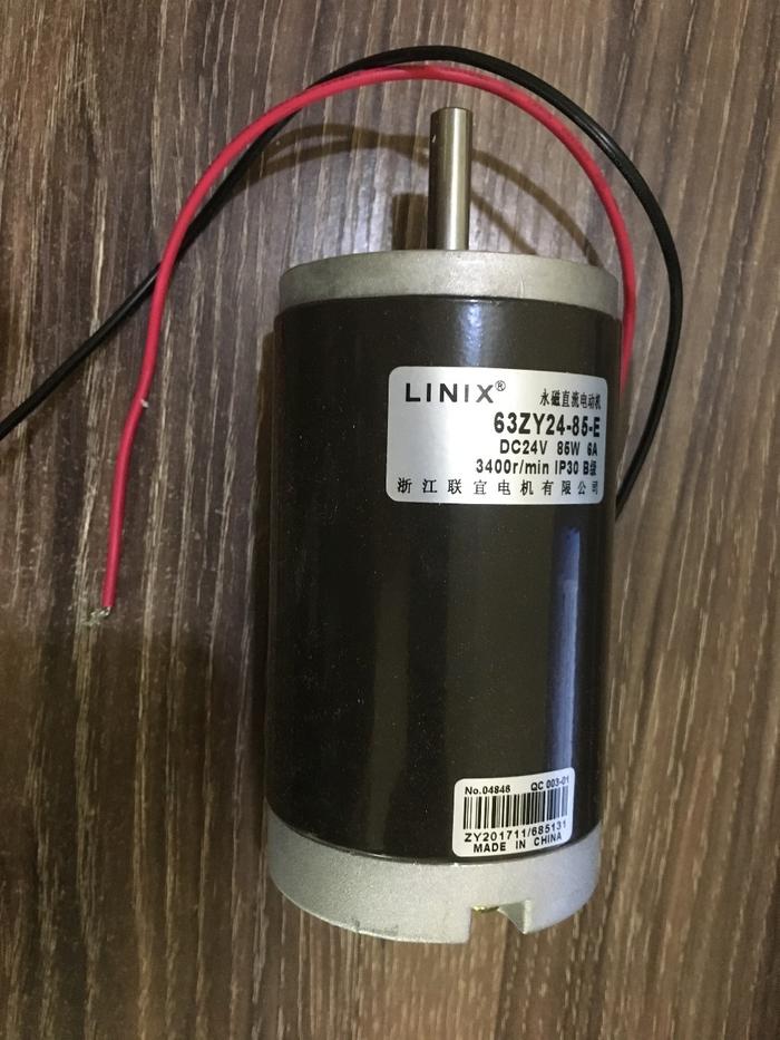 Jual Perlambatan Motor Dc Linix Motor Dc Gear Motor 63Zy24-85-E Magnet ...