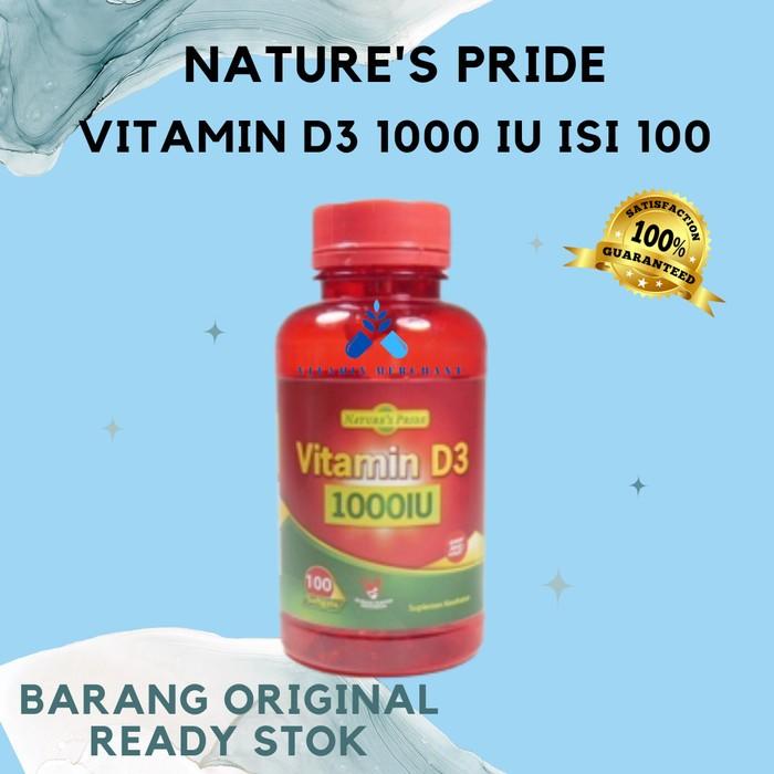Jual NATURE'S NATURES NATURE PRIDE VITAMIN D3 VIT D 1000IU 1000 IU TULANG - Kota Surabaya ...