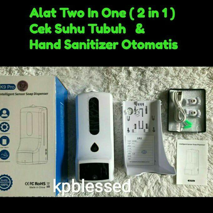 Jual K9 Pro Alat Sensor Cek Suhu Tubuh Plus Handsanizer Otomatis Diskon ...