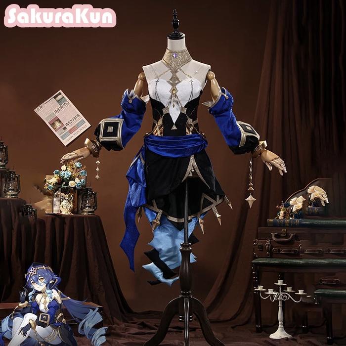 Jual Layla Cosplay Costume Cos Game Genshin Impact Role Layla Women ...