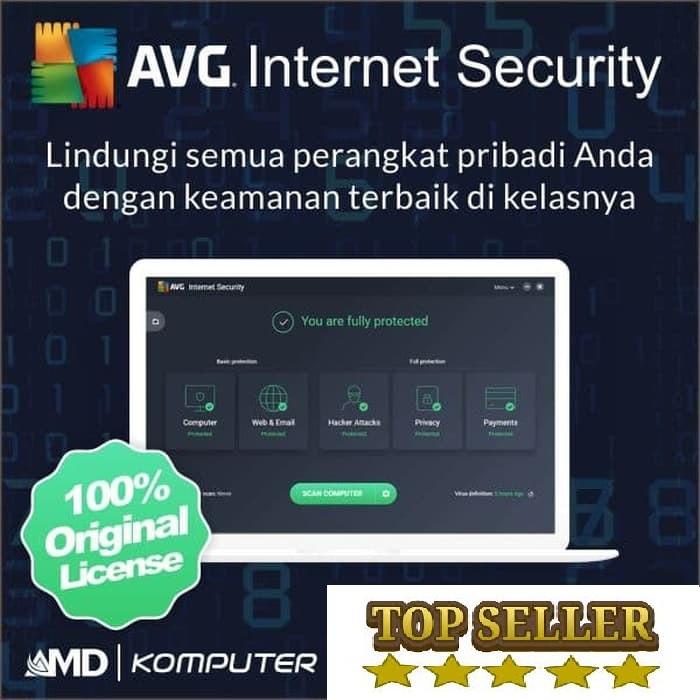 Jual AVG Internet Security 3PC 2Years original license - Jakarta Utara - oviea | Tokopedia