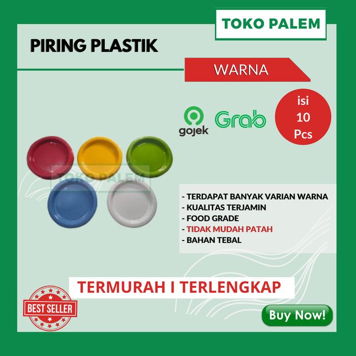 Jual RP 4000 ISI 10 PCS | PIRING PLASTIK BULAT KECIL WARNA TEBAL (RP400/PC) - Jakarta Barat ...