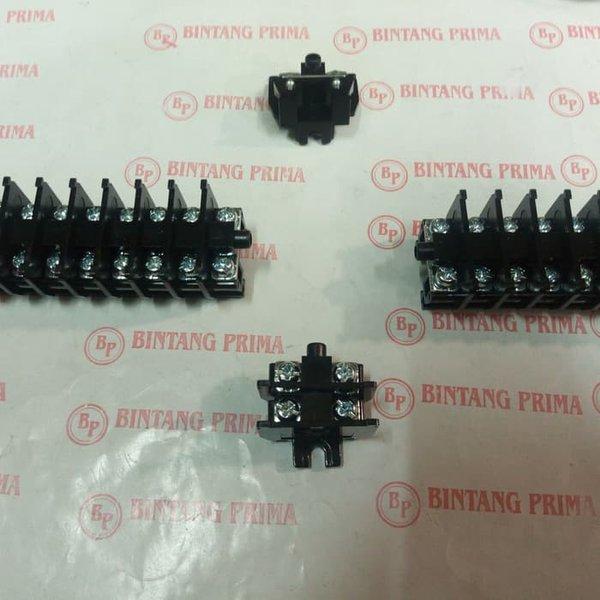 Jual Terminal Block atau Terminal Blok atau TB Tipe TBC-10 10A Hitam ...