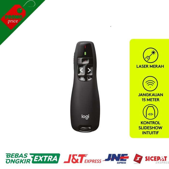 Jual R400 USB Wireless Presenter Laser Pointer Powerpoint PPT Logitec ...
