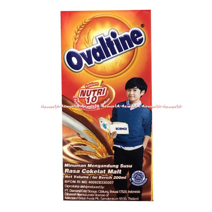 Jual ovaltine uht nutri 10 rasa cokelat malt 200ml susu ovaltine susu uht - Jakarta Barat - Toko ...