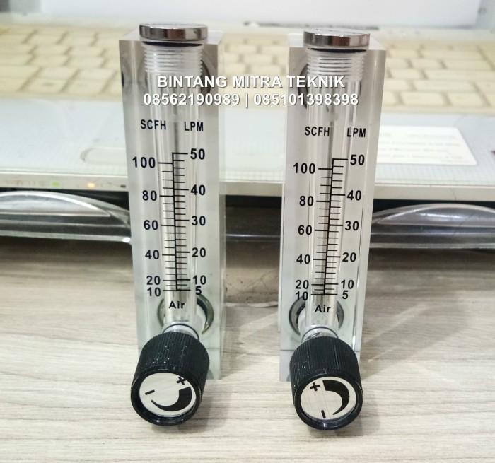 Jual ROTAMETER FLOWMETER UDARA PANEL WITH CONTROL 5 - 50 LPM - Kota ...