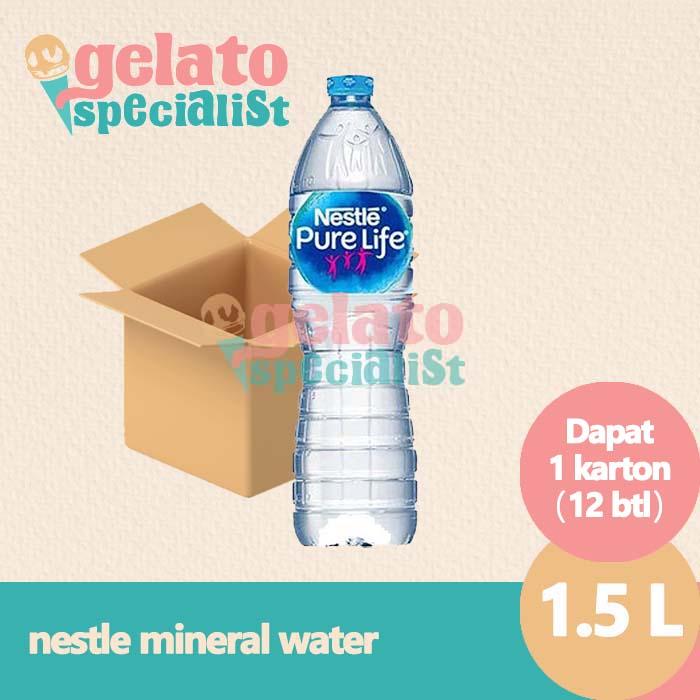 Jual Nestle Pure Life Mineral Water 1500ml Karton isi 12 Botol ...