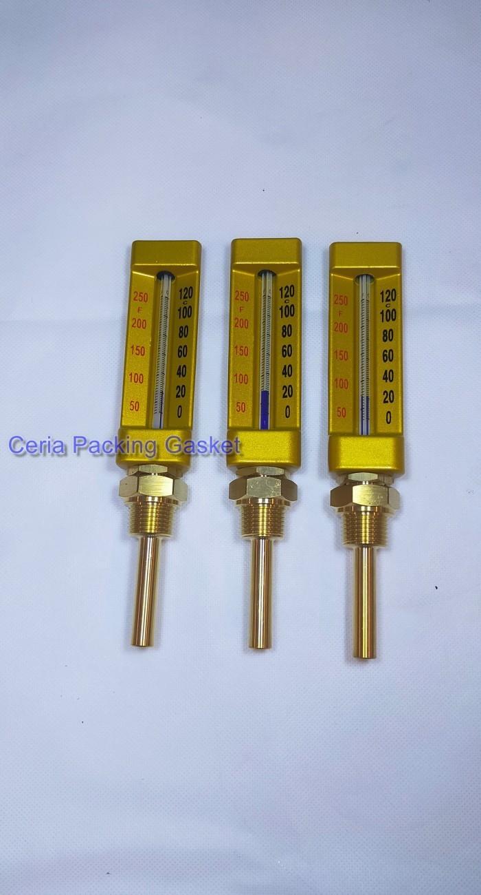 Jual Thermometer Stick Kuningan / Brass drat ½” inch 120 Derajat 60cm ...