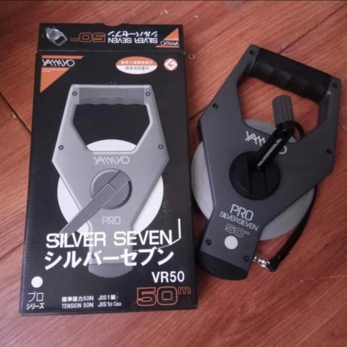 Jual YAMAYO Rol Gulung Pro Silver Seven 50 Meter - Measuring Tape ...