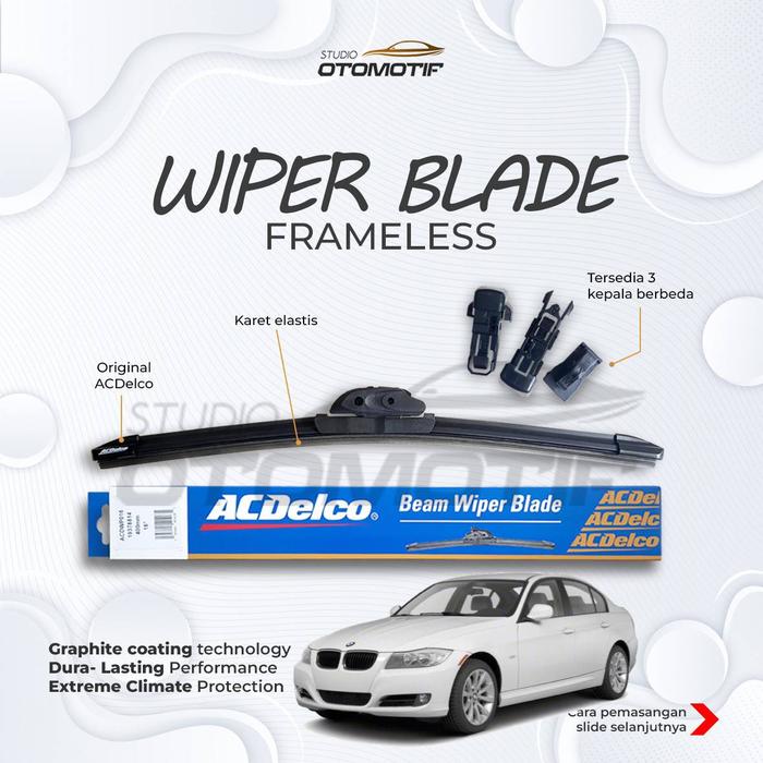 Jual WIPER BMW E90 SERI 3 2005-2008 PRE LCI ACDELCO 24-19 BEAM ...