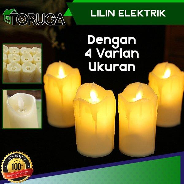 Jual Lilin LED Sumbu Goyang Efek Meleleh Lampu Ulang Tahun Elektrik 9 ...