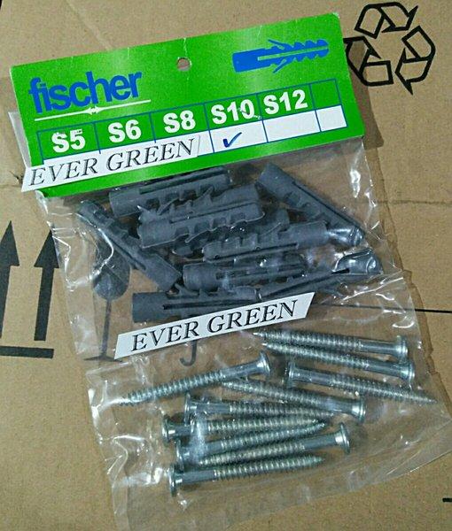 Jual FISCHER S-10 dan BAUT SEKRUP 5 cm -pakai Mata Bor Tembok Beton ...