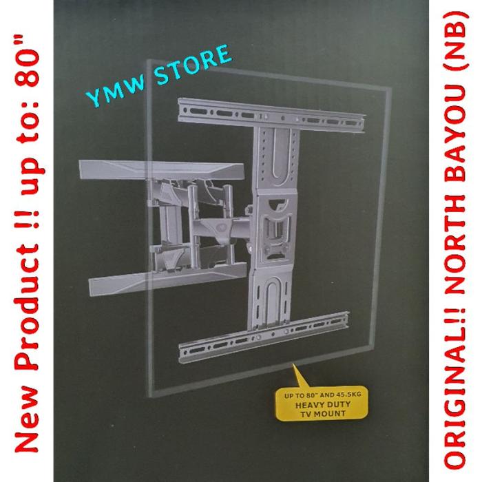 Jual NORTH BAYOU NBP6 / NB P6 / P6 Bracket TV Swivel 40" - 80" (NEW ...