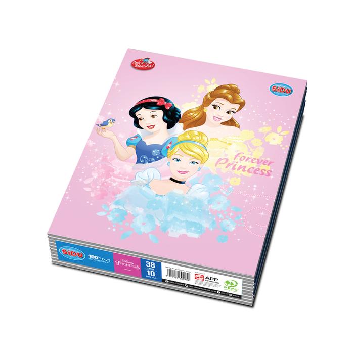 Jual Sidu Buku Tulis Disney Princess 38 Lembar - 10 Buku Sdu Eb 38 Pri Di Seller Velvet Store ...