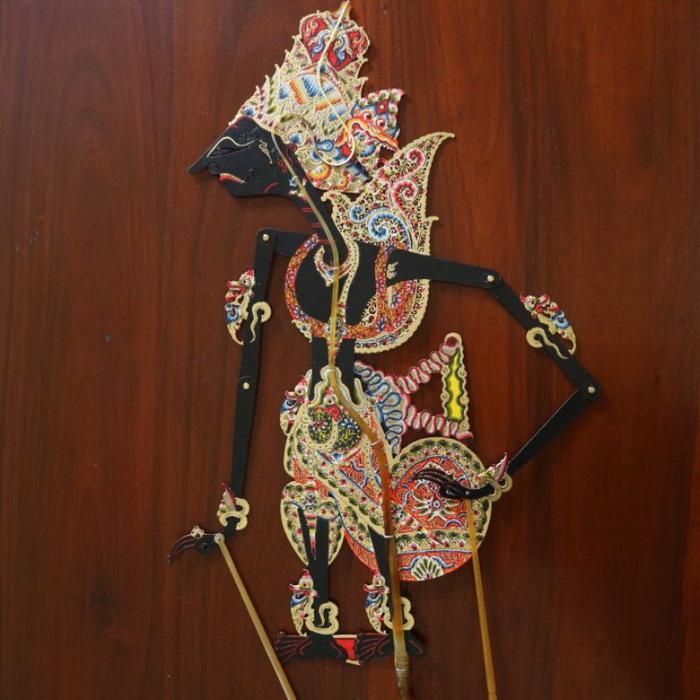 Jual Wayang Alusan Kulit Kerbau Asli Kresna/Krishna Standar Pedalangan ...