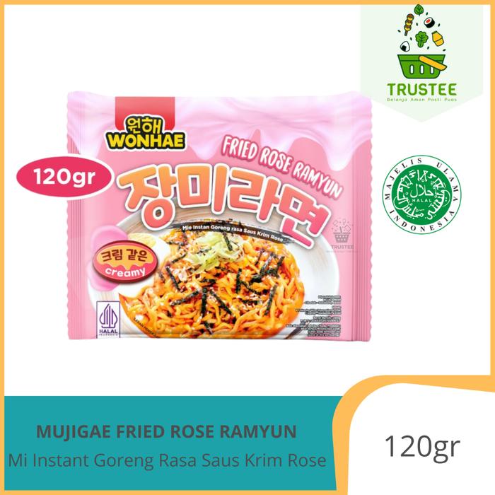 Promo Mujigae Wonhae Fried Rose Ramyun Creamy / Mi Instant Rose Halal ...