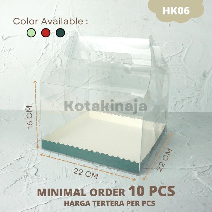 Jual Gable Mika / Gable Box Transparan / Gable Cake / Gable Makanan ...