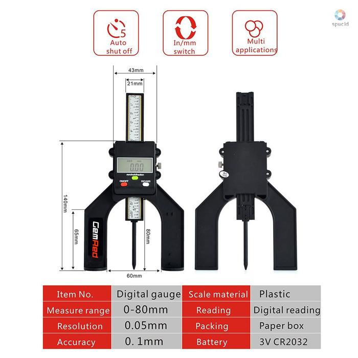 Jual Umi GemRed Digital Depth Gauge Pengukur Kedalaman Indikator ...