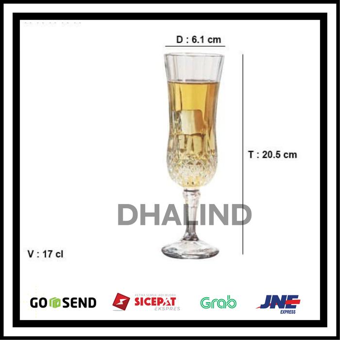 Jual Gelas Kaca Berkaki Carnival Flute #Formia - Jakarta Selatan ...