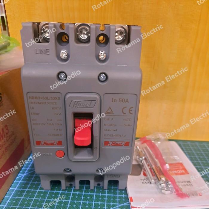 Jual (ROTA) MCCB 3P 50A 18kA MCCB 3PHASE 50A 18kA HDM BY HIMEL MCCB 3POLE 5 - Kota Depok - pop ...