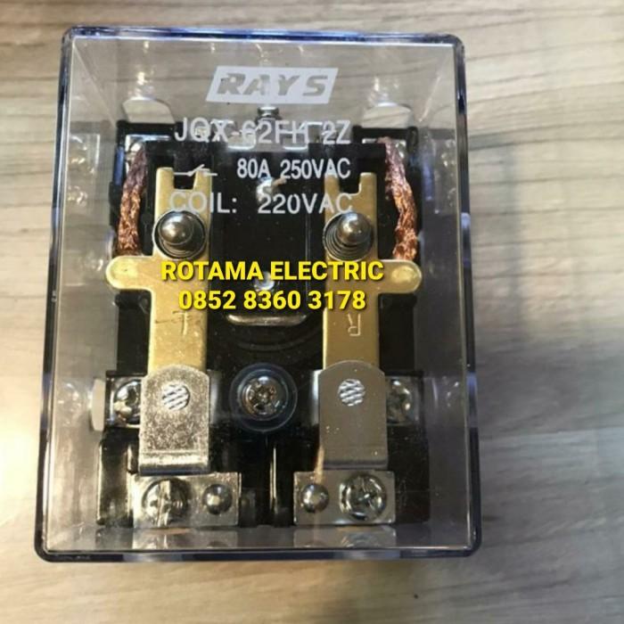 Jual (ROTA) POWER RELAY 80A 2NO 2NC COIL 220VAC POWER RELAY 220VAC JOX ...