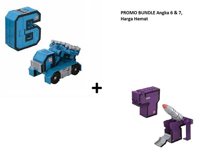 Jual EMCO MEGA BOTZ POCKET MORPHERS - Promo Bundle Angka / Number 6 & 7 ...